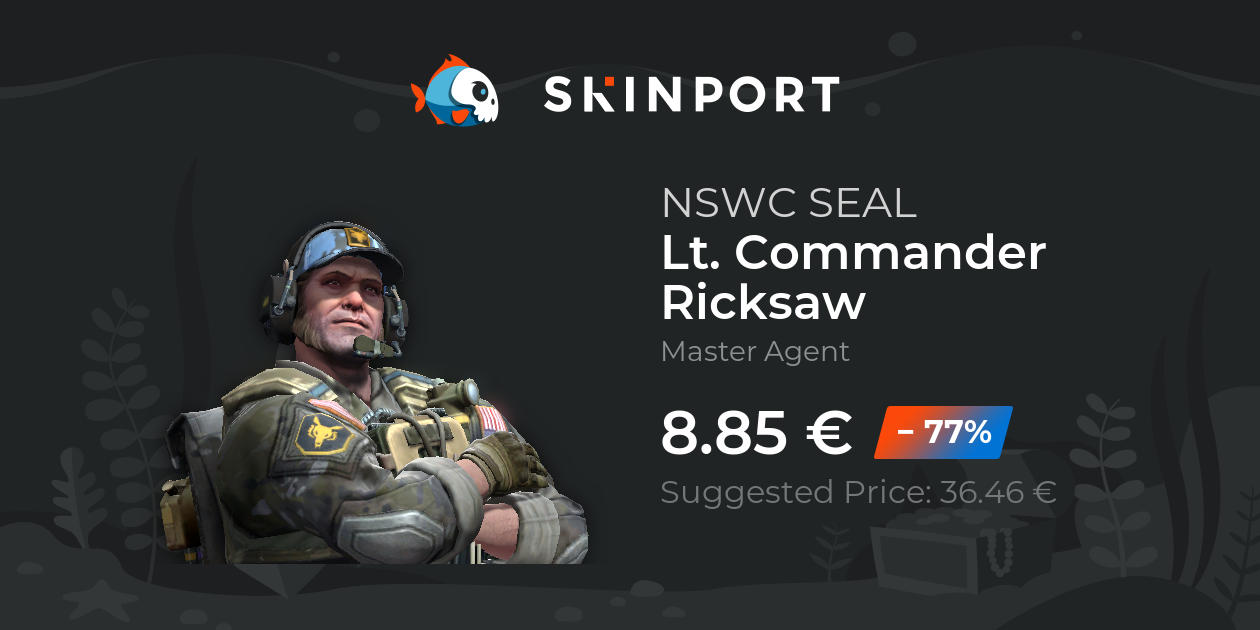 Lt. Commander Ricksaw | NSWC SEAL - CS:GO - Skinport