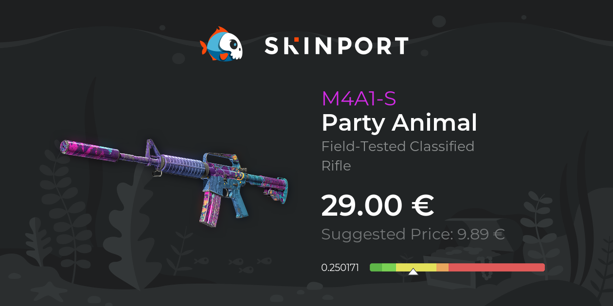 M4A1-S | Party Animal (Field-Tested) - Counter-Strike 2 - Skinport
