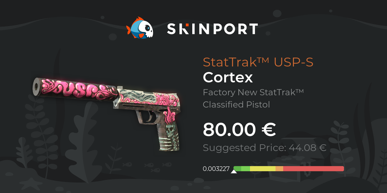 StatTrak™ USP-S | Cortex (Factory New) - Counter-Strike 2 - Skinport
