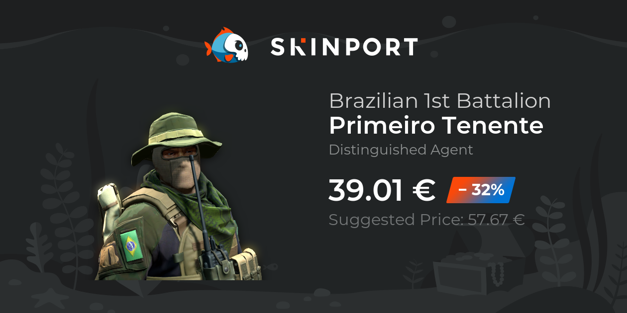 Primeiro Tenente | Brazilian 1st Battalion - Counter-Strike 2 - Skinport