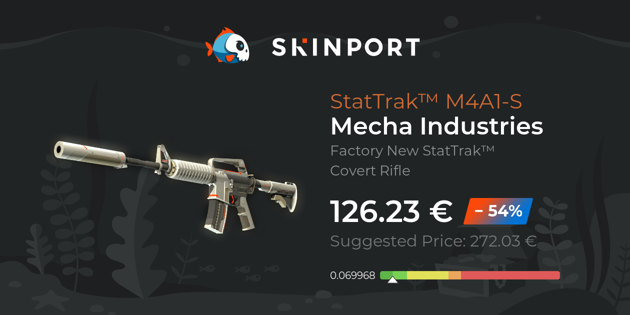 StatTrak™ M4A1-S | Mecha Industries (Factory New) - Counter-Strike 2 ...