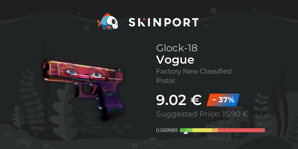Glock-18 | Vogue (Factory New) - CS2 - Skinport