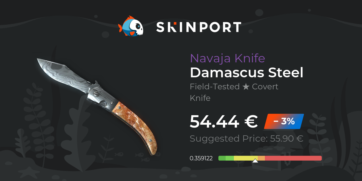 Navaja Knife | Damascus Steel (Field-Tested) - Counter-Strike 2 - Skinport