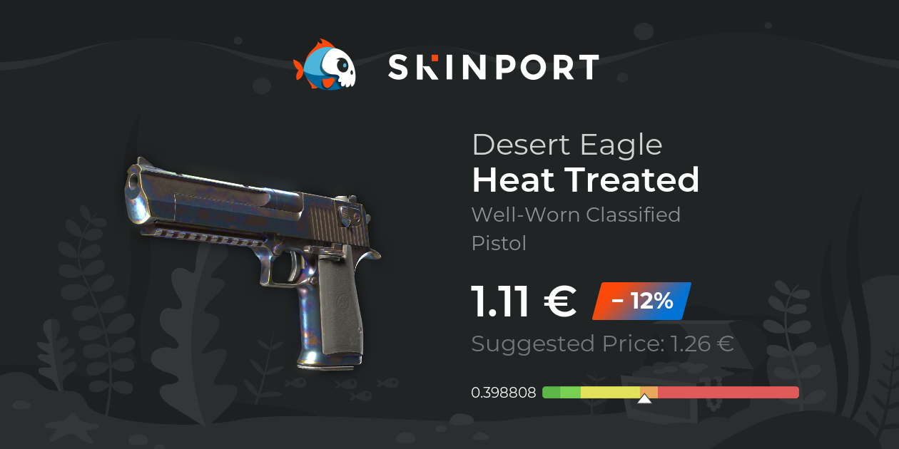 Desert Eagle | Heat Treated (Well-Worn) - Counter-Strike 2 - Skinport