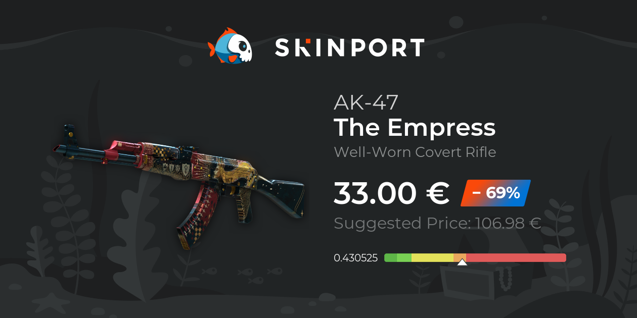 AK-47 | The Empress (Well-Worn) - Counter-Strike 2 - Skinport
