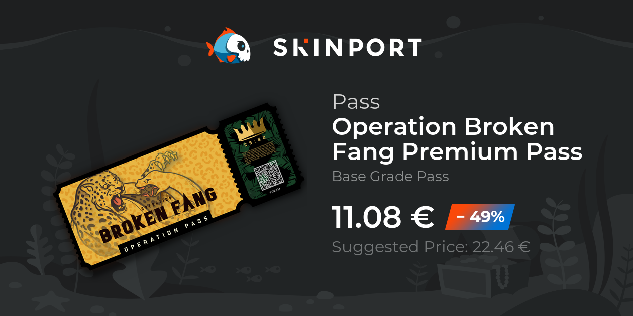 Operation Broken Fang Premium Pass - Counter-Strike 2 - Skinport