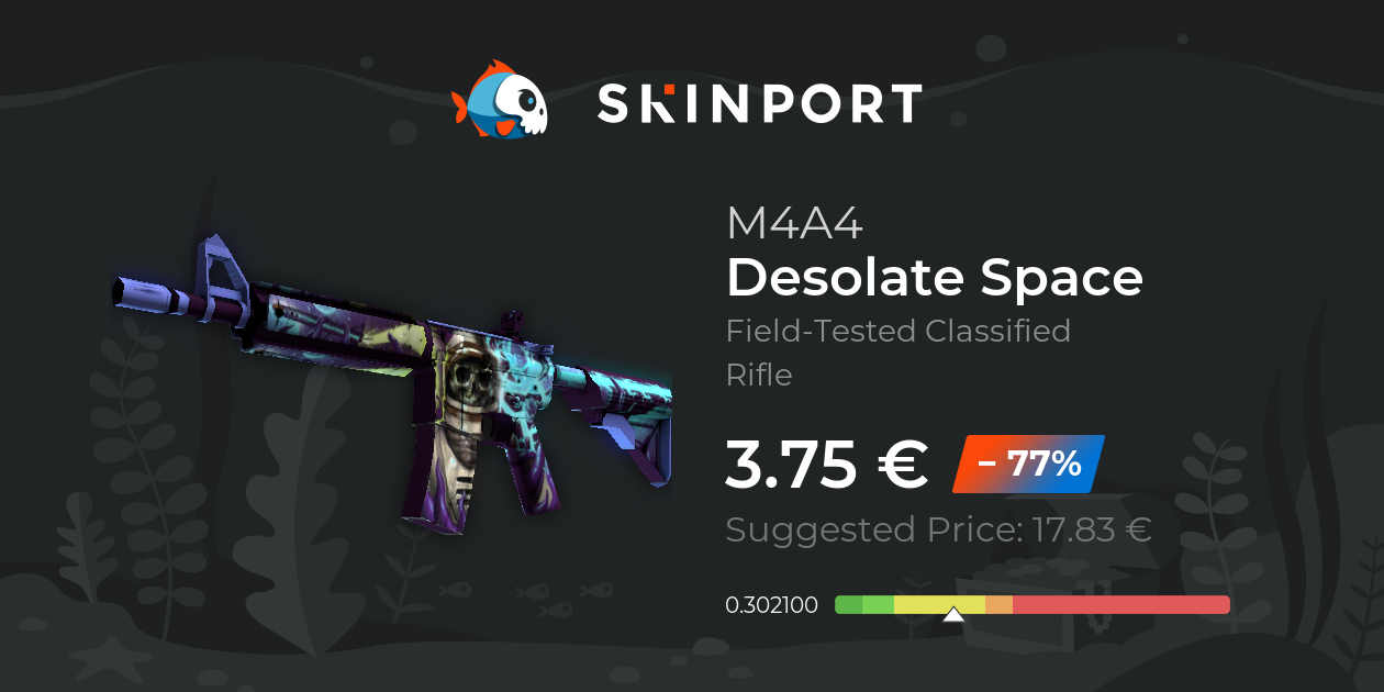 M4A4 | Desolate Space (Field-Tested) - Counter-Strike 2 - Skinport