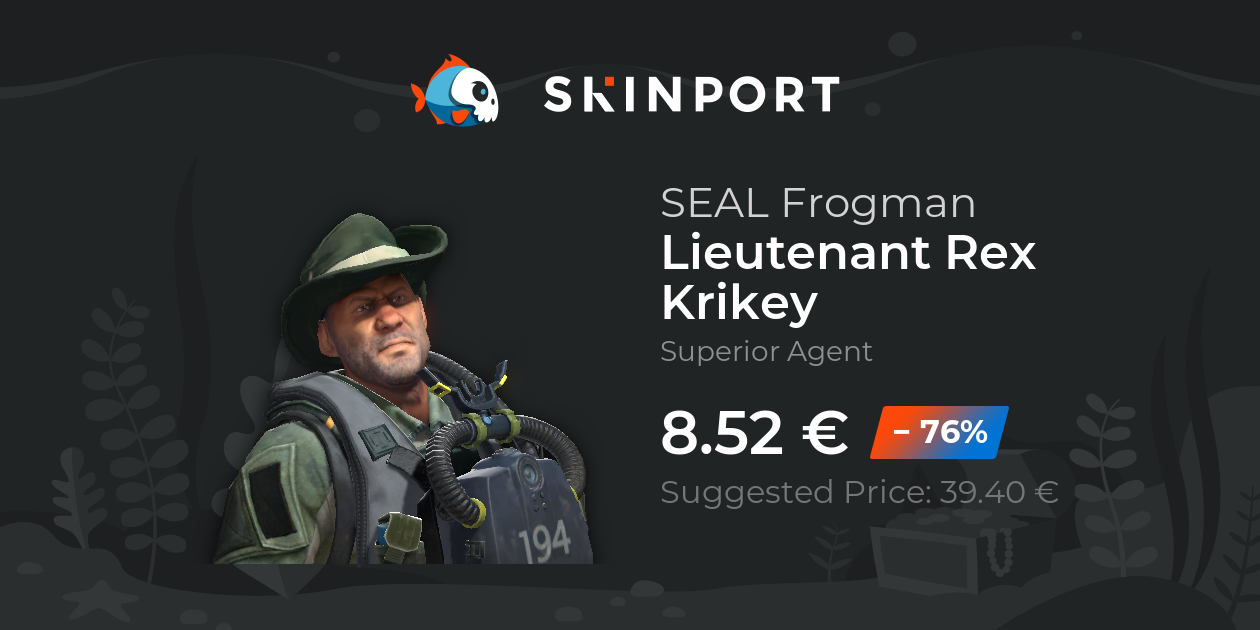 Lieutenant Rex Krikey | SEAL Frogman - CS2 - Skinport
