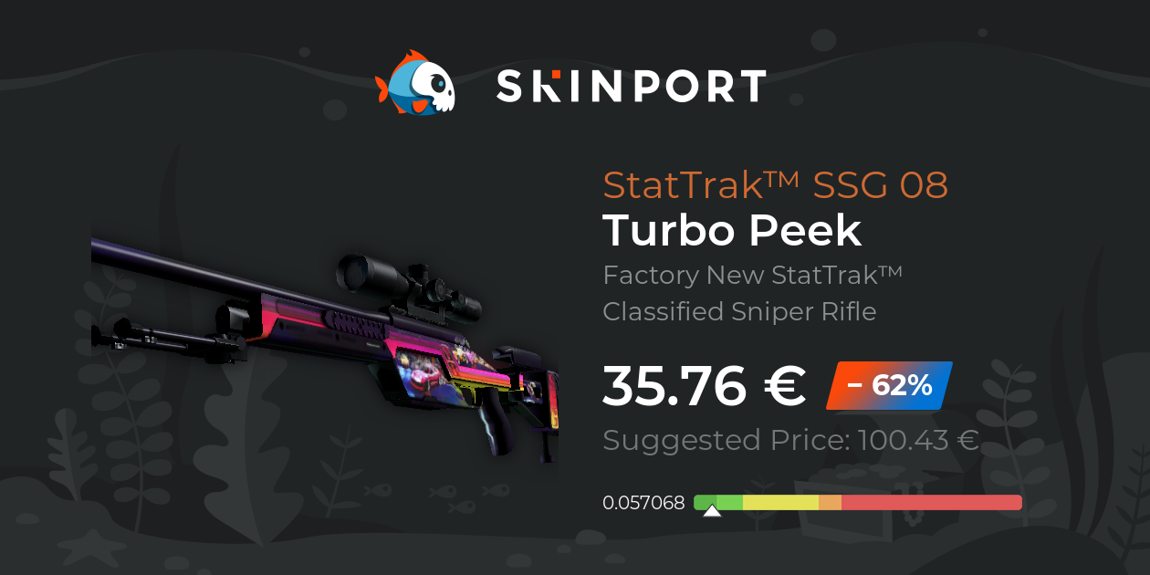 StatTrak™ SSG 08 | Turbo Peek (Factory New) - Counter-Strike 2 - Skinport
