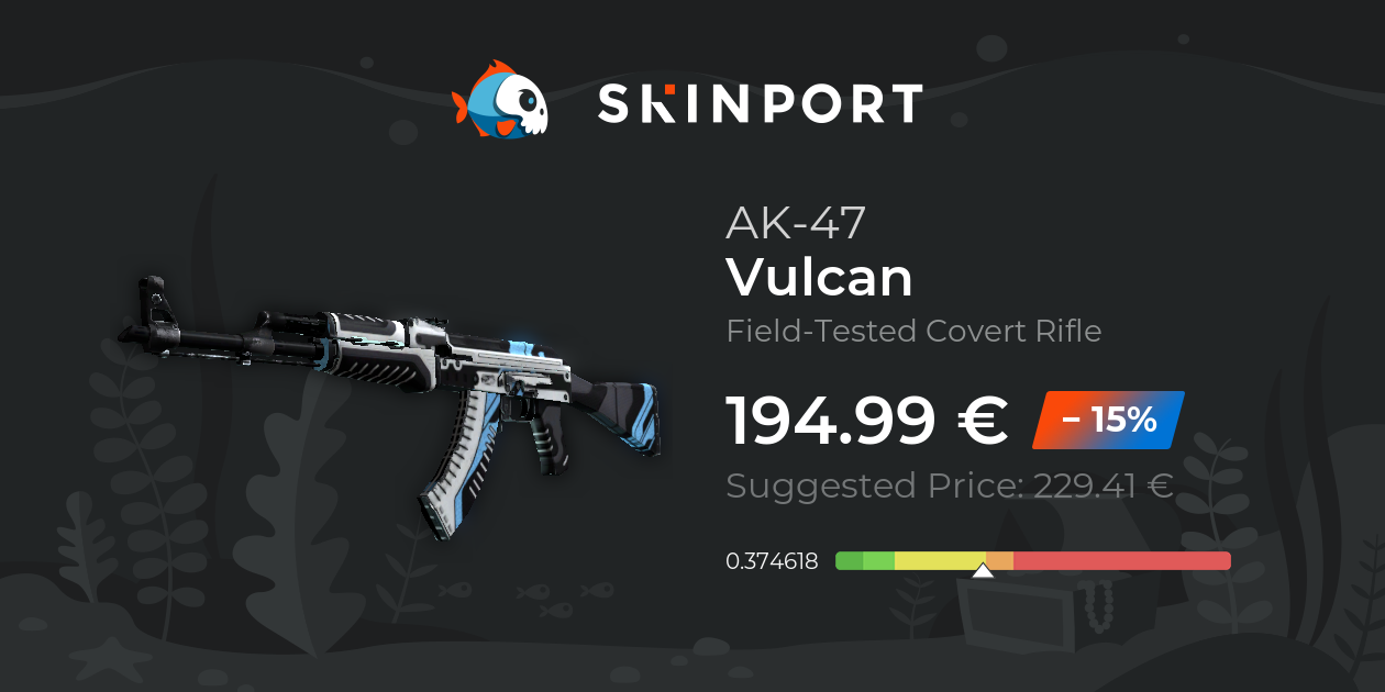 AK-47 | Vulcan (Field-Tested) - Counter-Strike 2 - Skinport