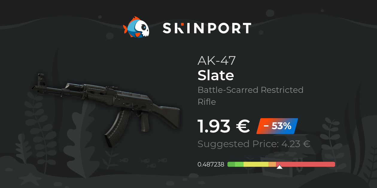 AK-47 | Slate (Battle-Scarred) - Counter-Strike 2 - Skinport