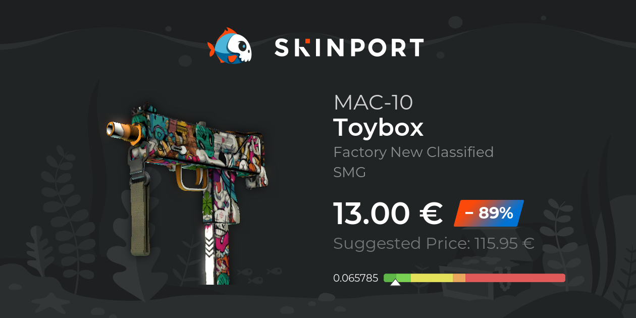 MAC-10 | Toybox (Factory New) - Counter-Strike 2 - Skinport