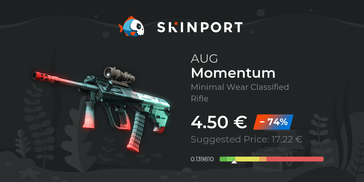 AUG | Momentum (Minimal Wear) - Counter-Strike 2 - Skinport
