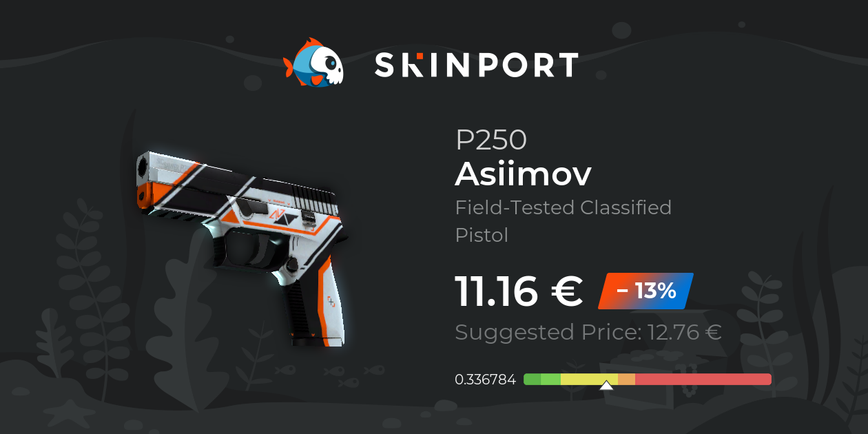 P250 | Asiimov (Field-Tested) - Counter-Strike 2 - Skinport