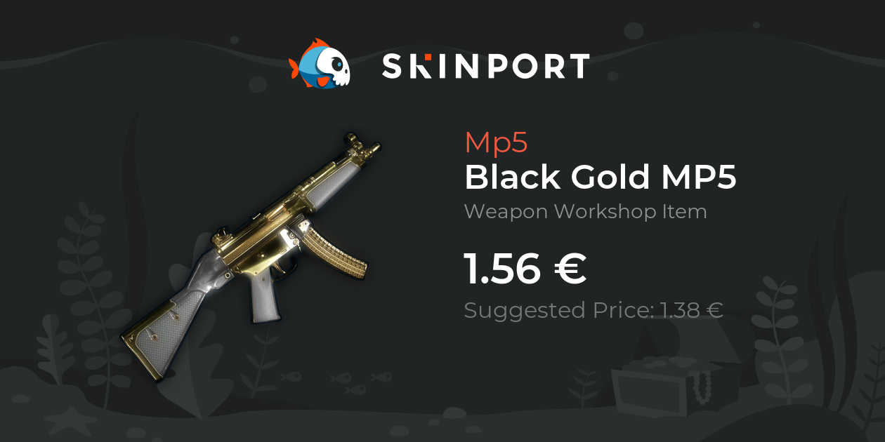 Black Gold MP5 - Rust - Skinport