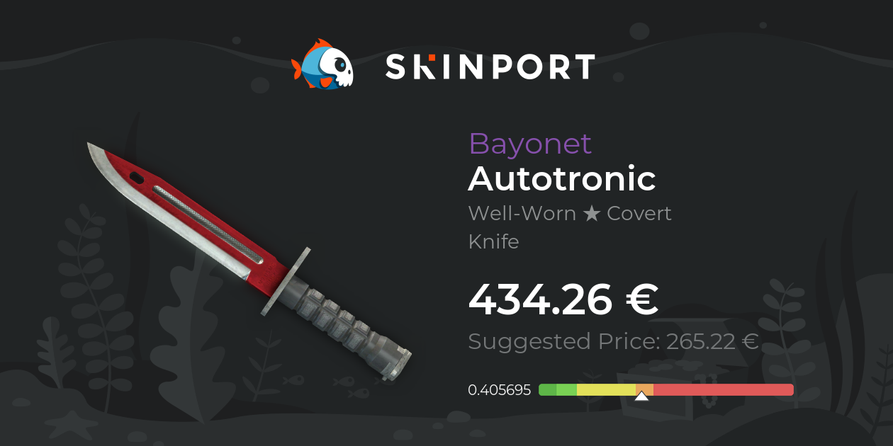 Bayonet | Autotronic (Well-Worn) - Counter-Strike 2 - Skinport
