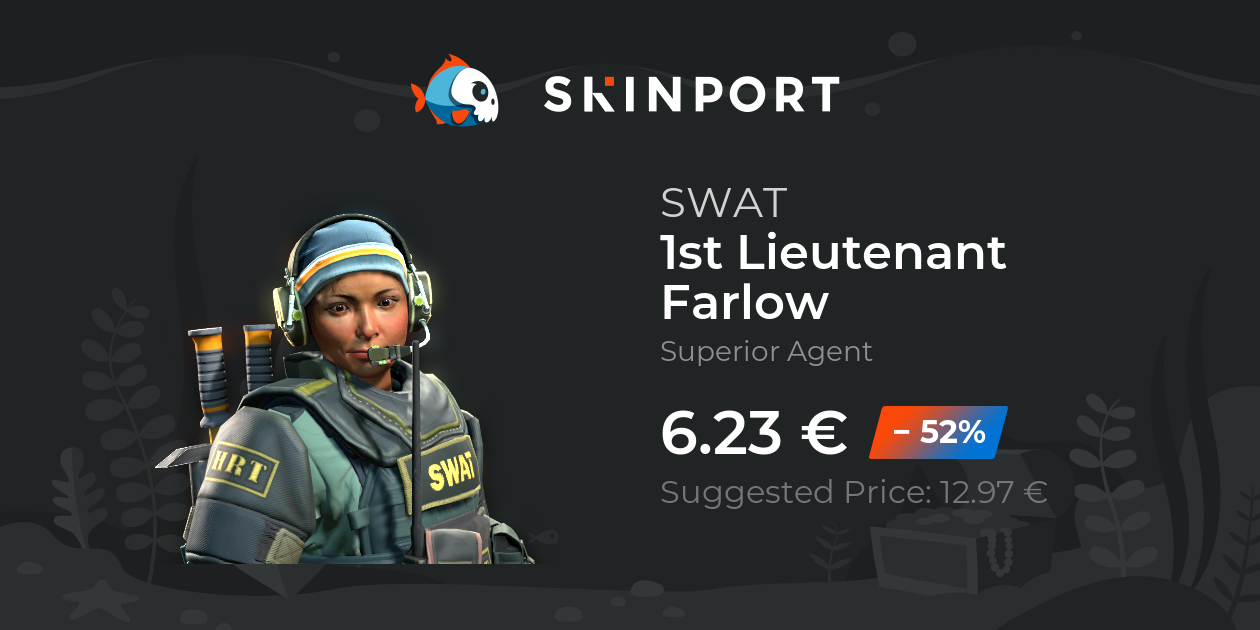 1st Lieutenant Farlow | SWAT - Counter-Strike 2 - Skinport