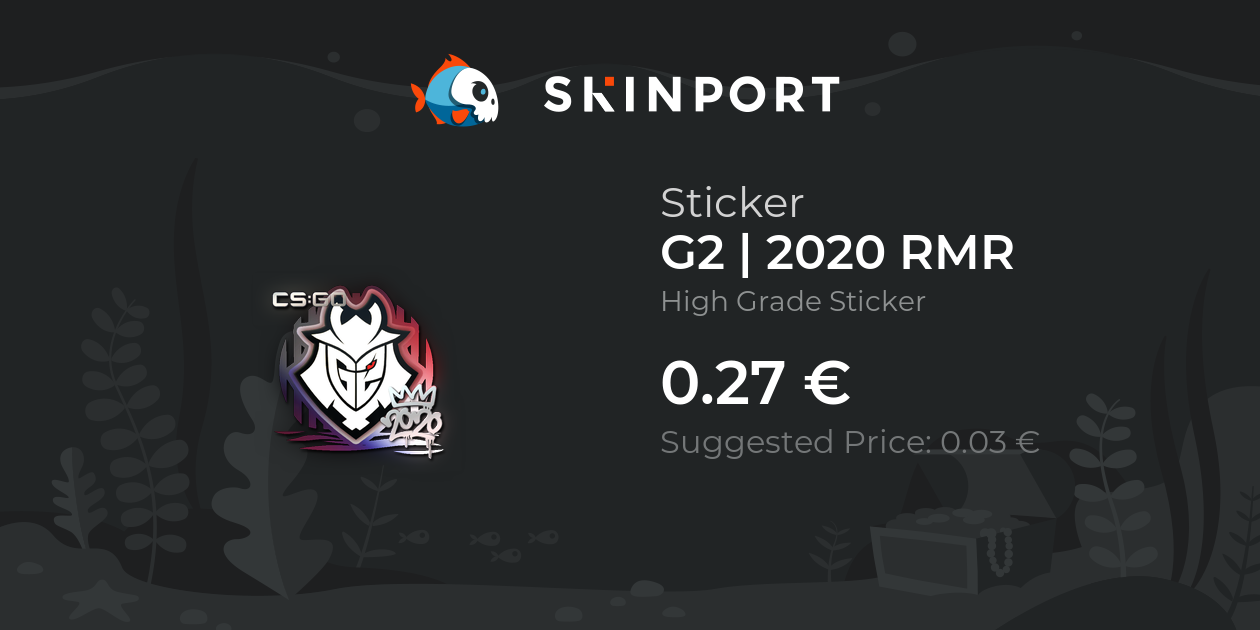 Sticker | G2 | 2020 RMR - Counter-Strike 2 - Skinport