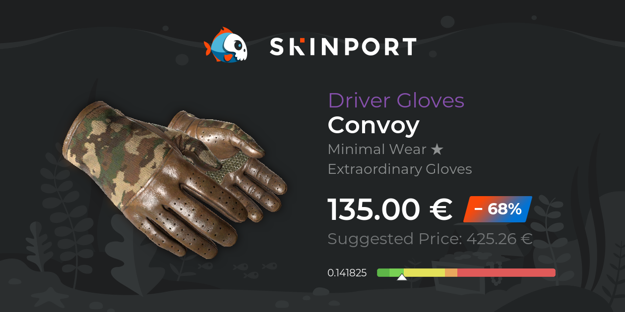 Driver Gloves | Convoy (Minimal Wear) - CS2 - Skinport