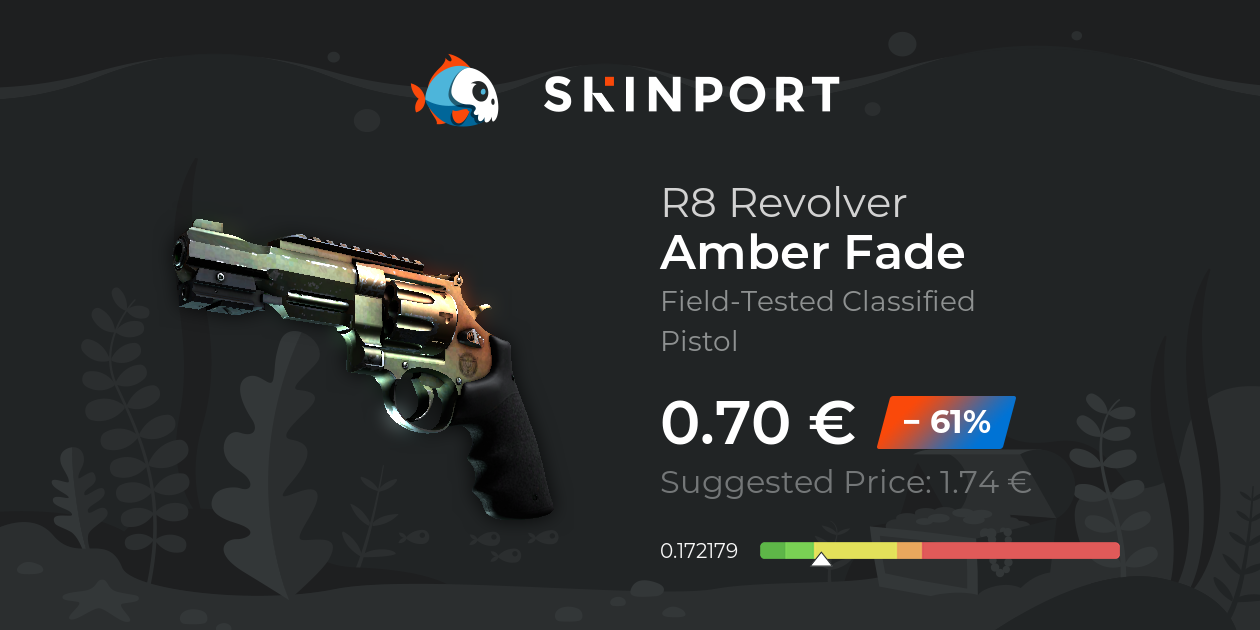 R8 Revolver | Amber Fade (Field-Tested) - Counter-Strike 2 - Skinport