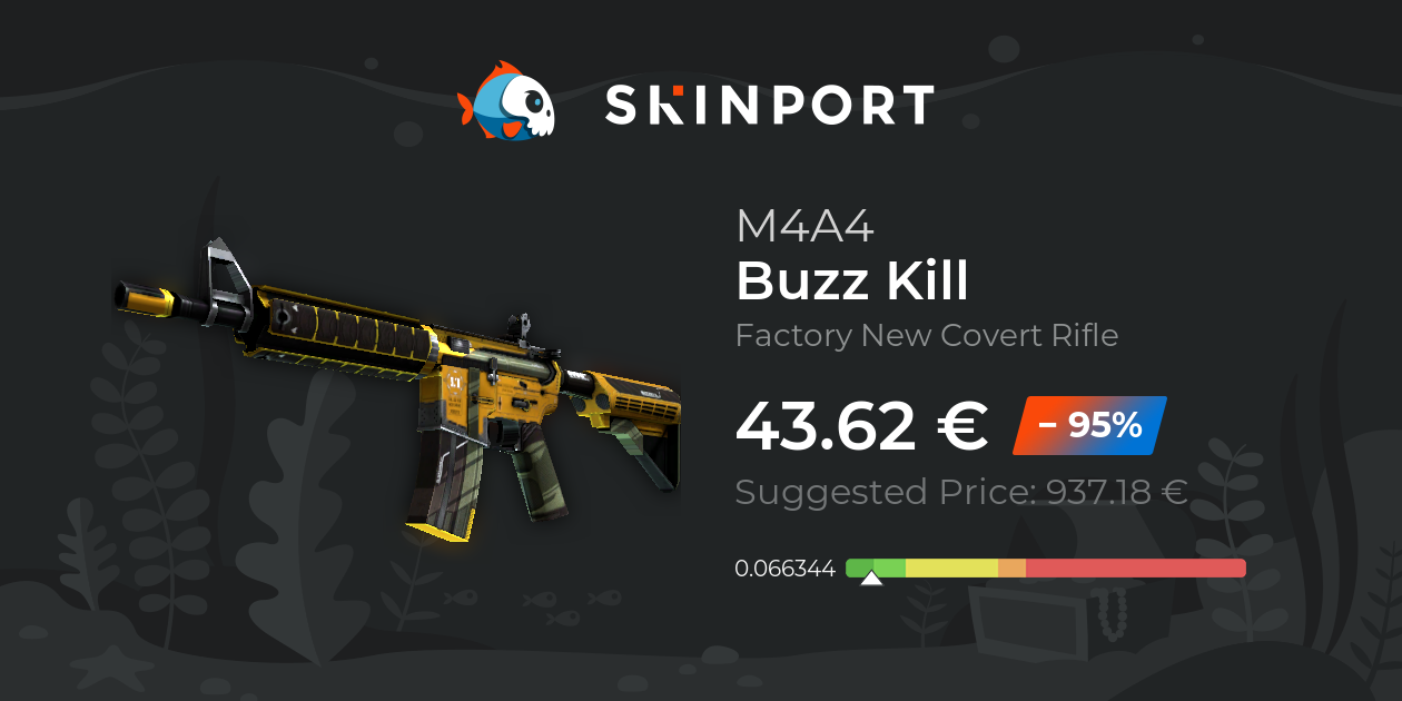 M4A4 | Buzz Kill (Factory New) - CS2 - Skinport