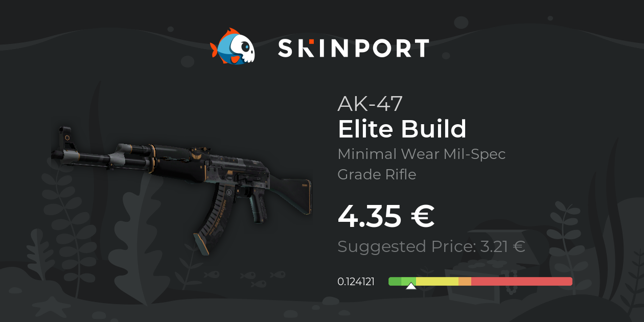 AK-47 | Elite Build (Minimal Wear) - Counter-Strike 2 - Skinport
