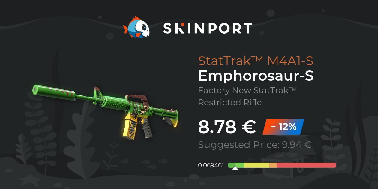 StatTrak™ M4A1-S | Emphorosaur-S (Factory New) - Counter-Strike 2 ...