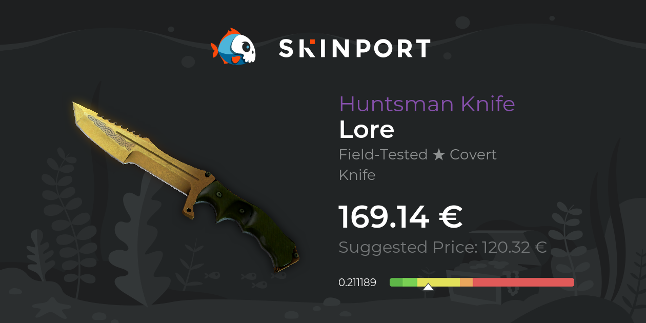 Huntsman Knife | Lore (Field-Tested) - Counter-Strike 2 - Skinport