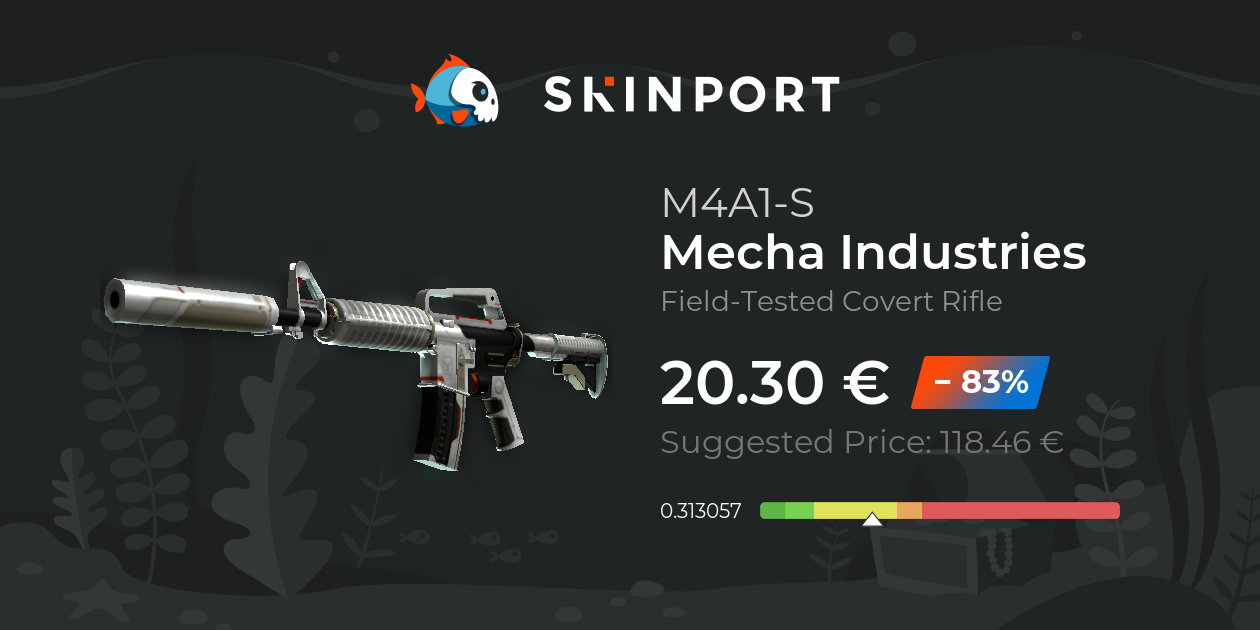 M4A1-S | Mecha Industries (Field-Tested) - Counter-Strike 2 - Skinport
