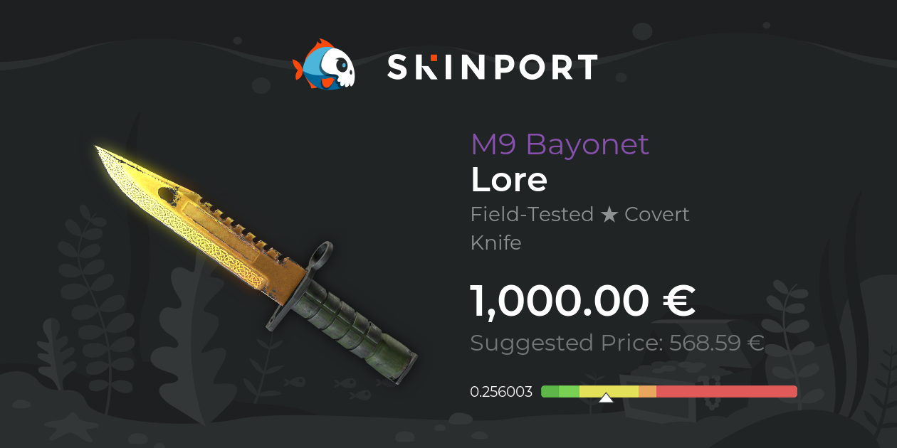 M9 Bayonet | Lore (Field-Tested) - Counter-Strike 2 - Skinport