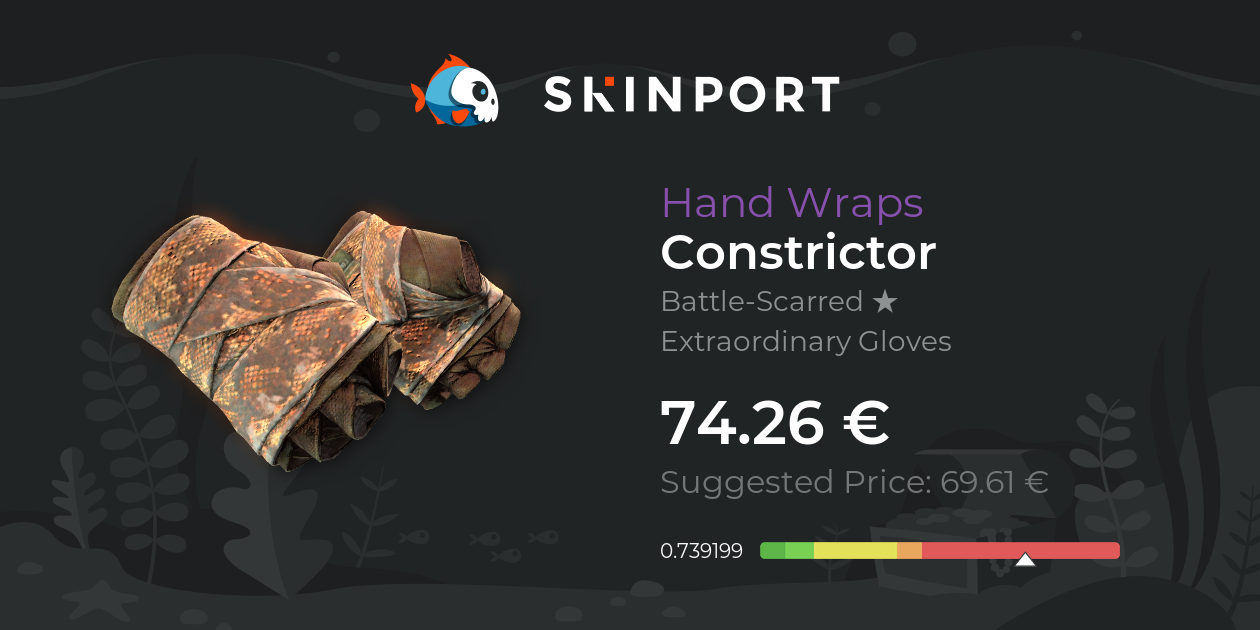Hand Wraps | Constrictor (Battle-Scarred) - Counter-Strike 2 - Skinport