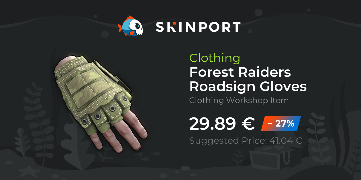 Forest Raiders Roadsign Gloves - Rust - Skinport