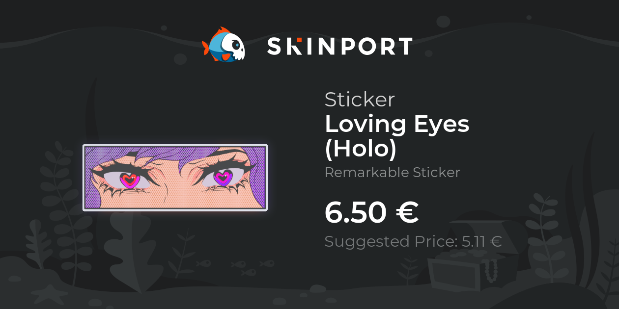Sticker | Loving Eyes (Holo) - Counter-Strike 2 - Skinport