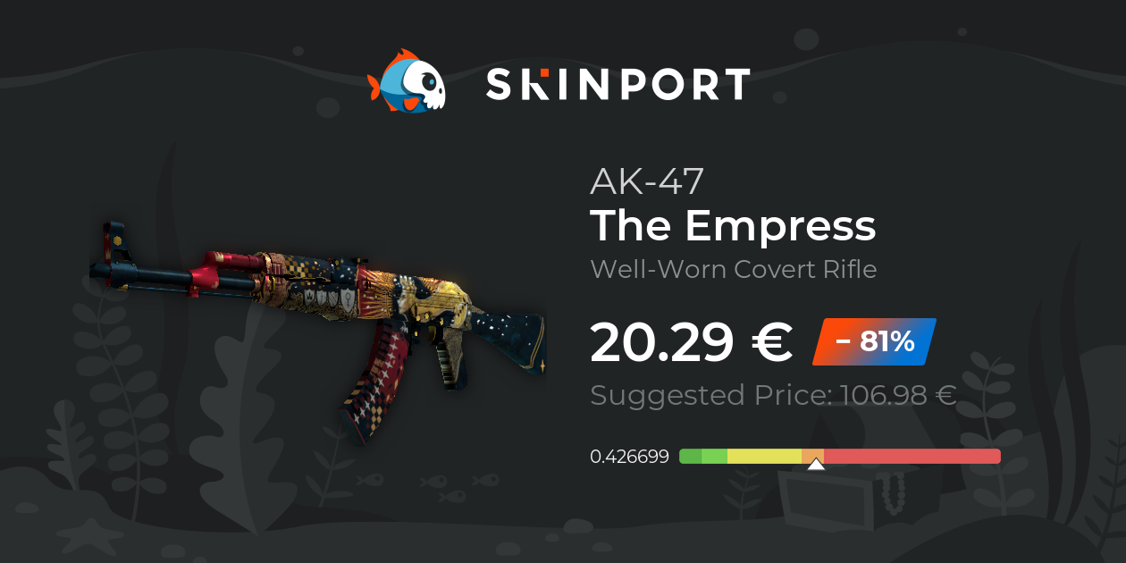 AK-47 | The Empress (Well-Worn) - Counter-Strike 2 - Skinport