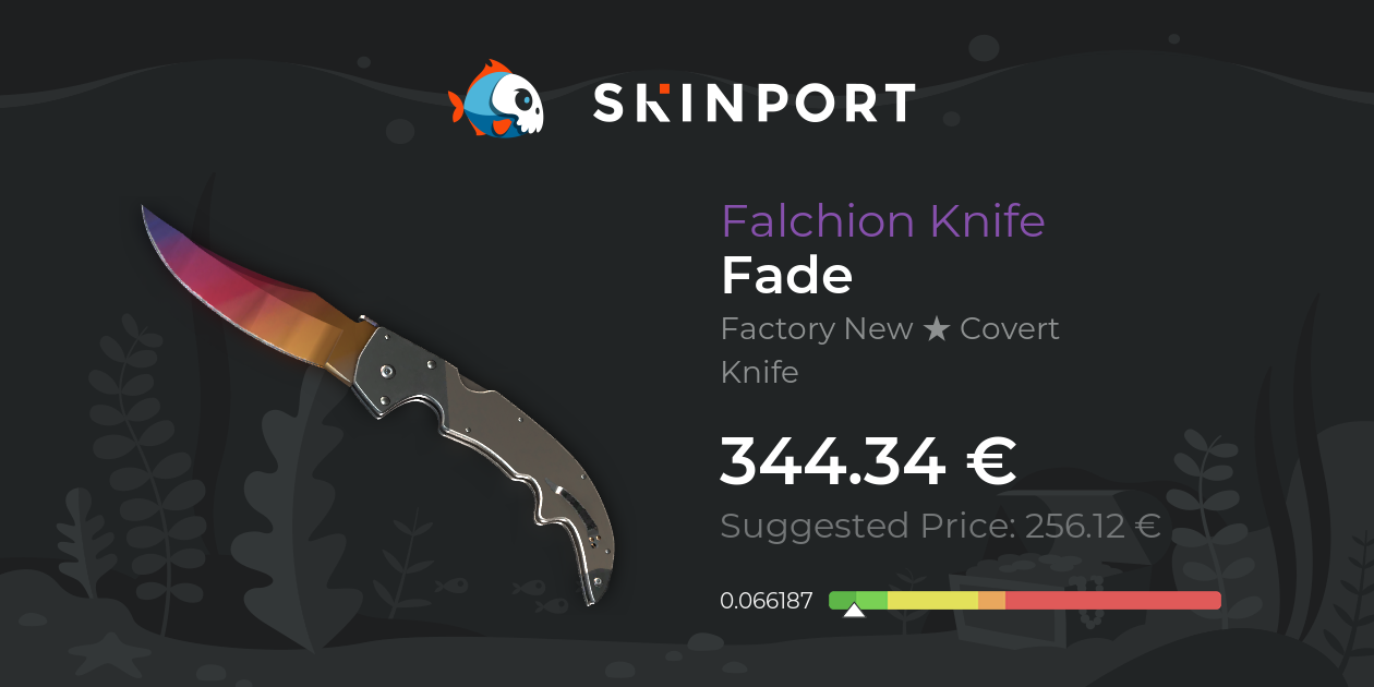 Falchion Knife | Fade (Factory New) - Counter-Strike 2 - Skinport