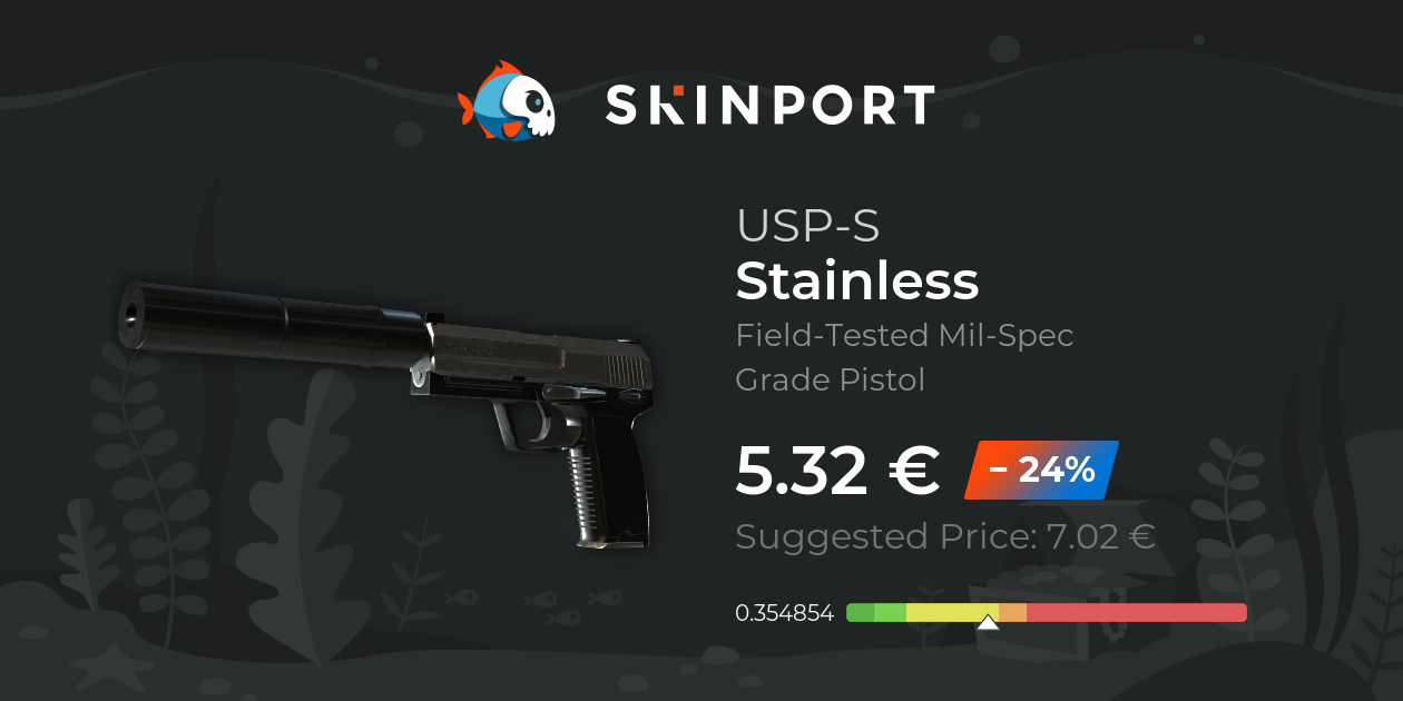 USP-S | Stainless (Field-Tested) - Counter-Strike 2 - Skinport