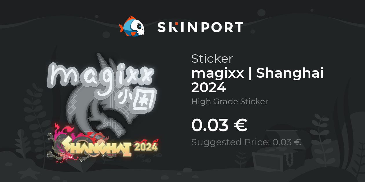 Sticker | magixx | Shanghai 2024 - Counter-Strike 2 - Skinport