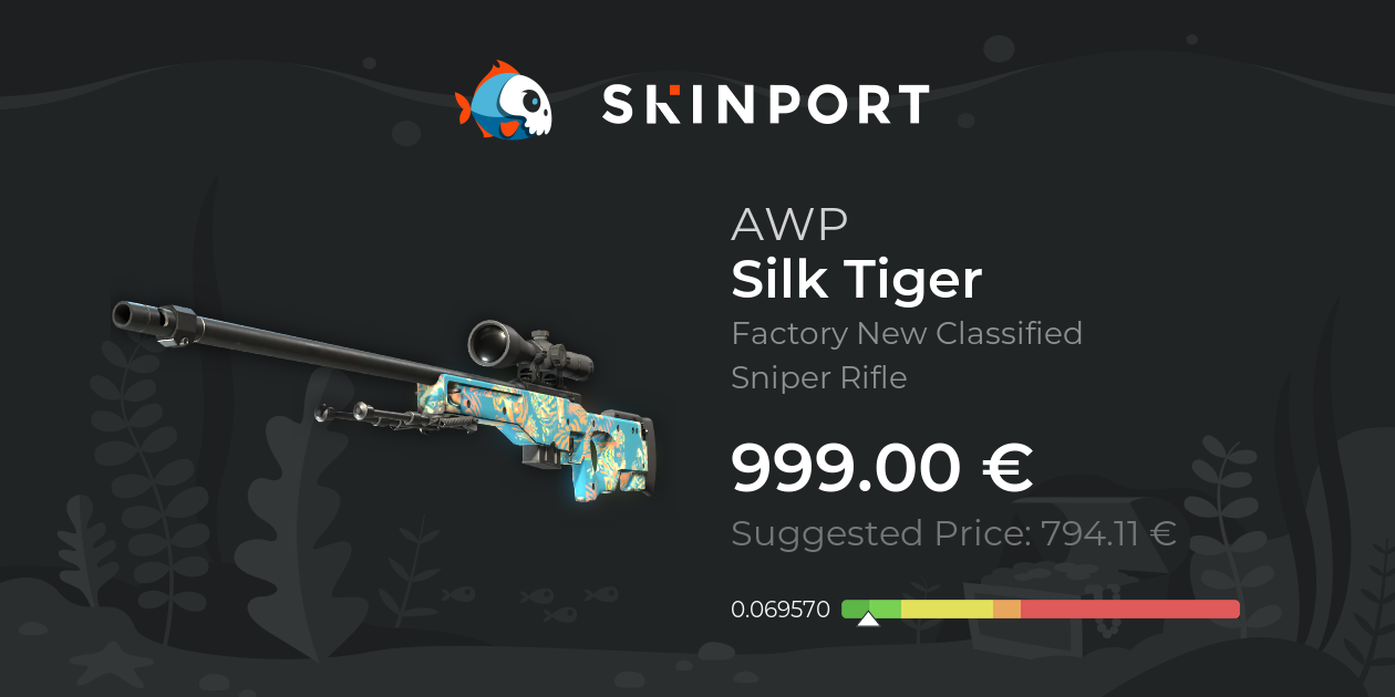 AWP | Silk Tiger (Factory New) - Counter-Strike 2 - Skinport