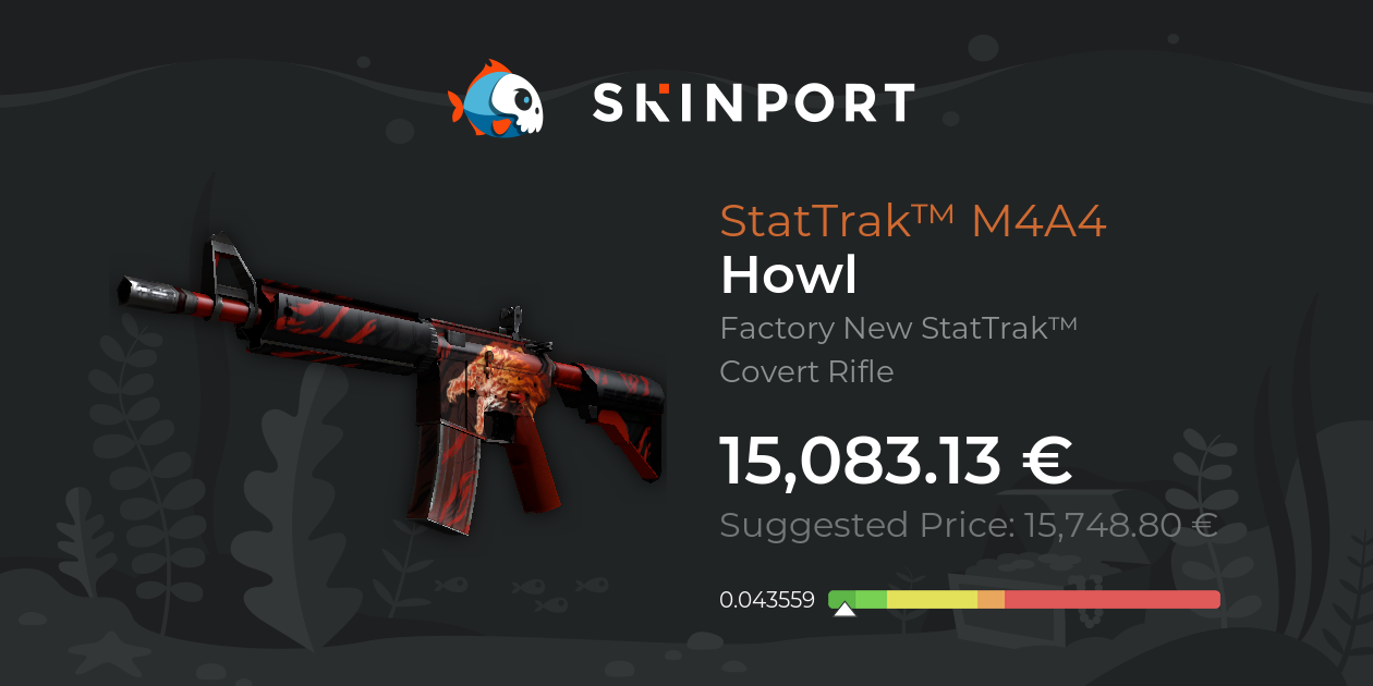 StatTrak™ M4A4 | Howl (Factory New) - Counter-Strike 2 - Skinport