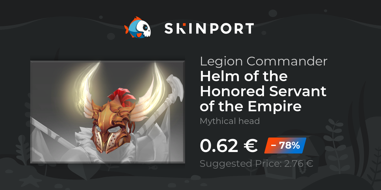 Helm of the Honored Servant of the Empire - Dota 2 - Skinport