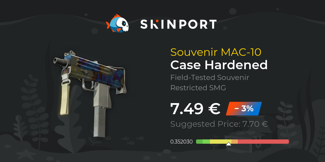 Souvenir MAC-10 | Case Hardened (Field-Tested) - Counter-Strike 2 ...