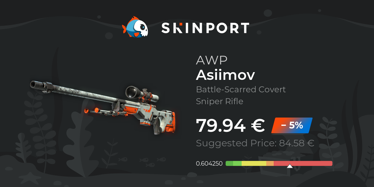 AWP | Asiimov (Battle-Scarred) - Counter-Strike 2 - Skinport