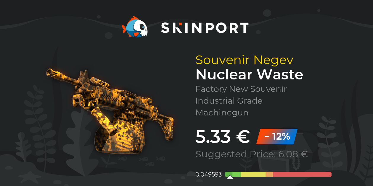 Souvenir Negev | Nuclear Waste (Factory New) - Counter-Strike 2 - Skinport