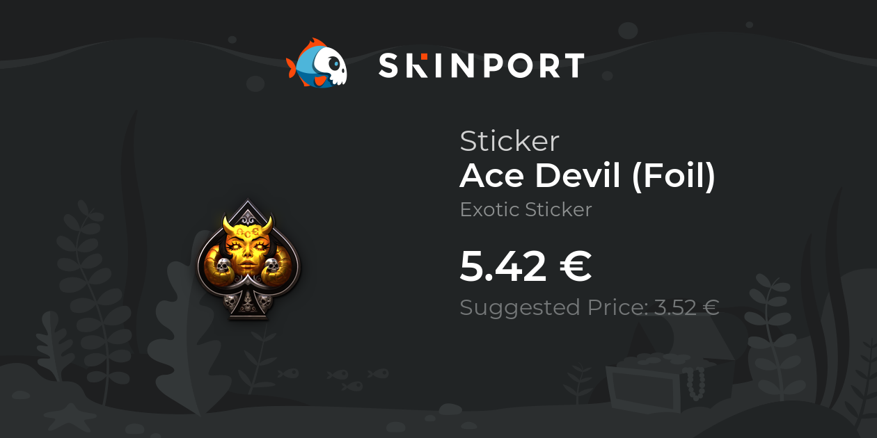 Sticker | Ace Devil (Foil) - Counter-Strike 2 - Skinport