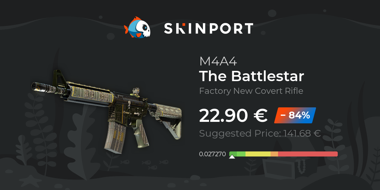 M4A4 | The Battlestar (Factory New) - Counter-Strike 2 - Skinport