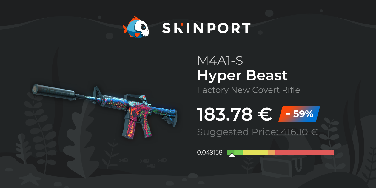 M4A1-S | Hyper Beast (Factory New) - Counter-Strike 2 - Skinport