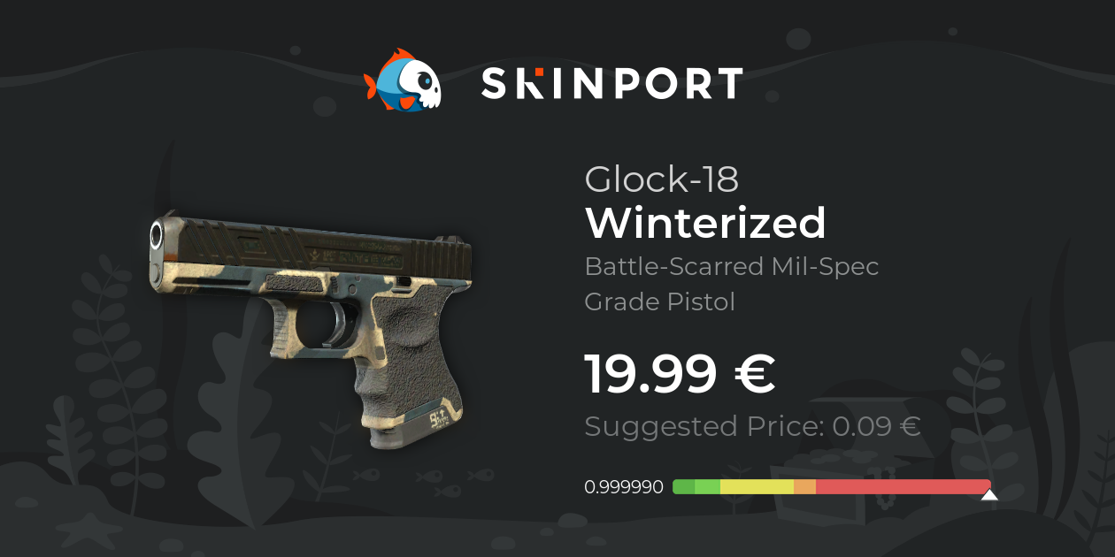 Glock-18 | Winterized (Battle-Scarred) - Counter-Strike 2 - Skinport
