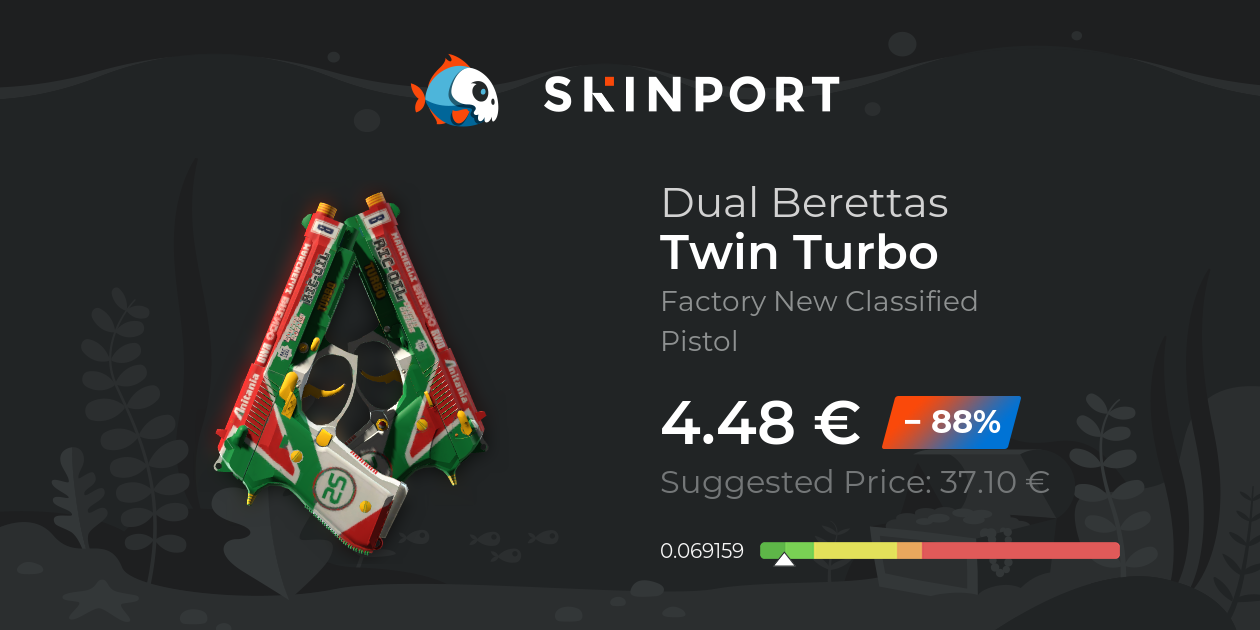 Dual Berettas | Twin Turbo (Factory New) - Counter-Strike 2 - Skinport
