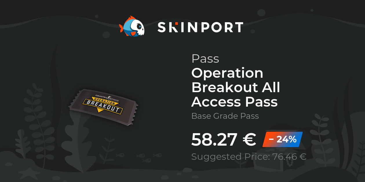 Operation Breakout All Access Pass - Counter-Strike 2 - Skinport