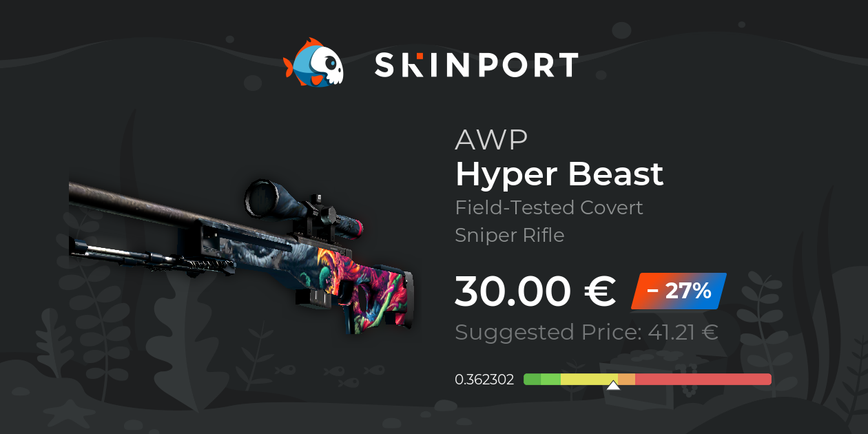 AWP | Hyper Beast (Field-Tested) - Counter-Strike 2 - Skinport